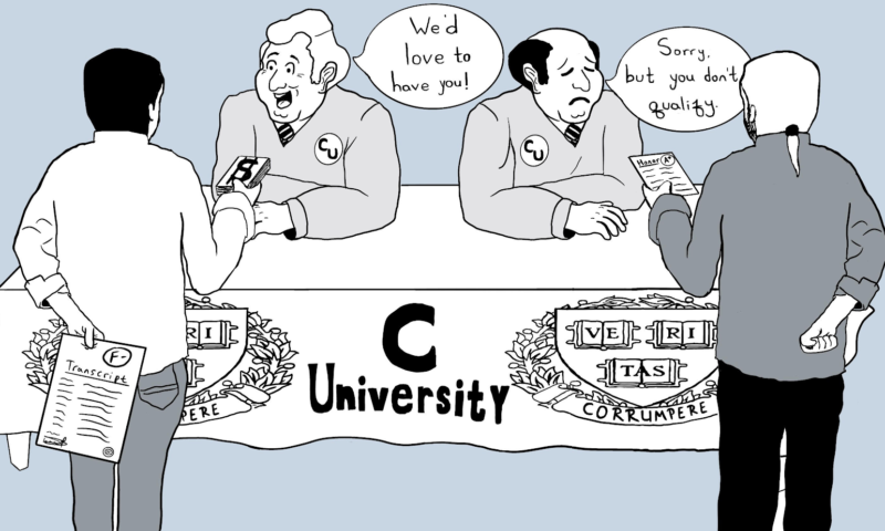 How to prevent wealth from predetermining admissions - Campus Times